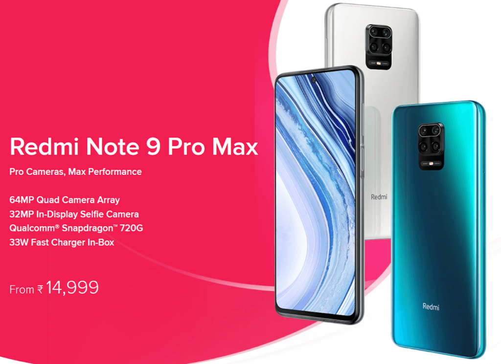 Redmi Note 9 Pro Max 発表、Snapdragon 720G・6.67インチ・64MPクアッドカメラ搭載 | phablet.jp (ファブレット.jp)