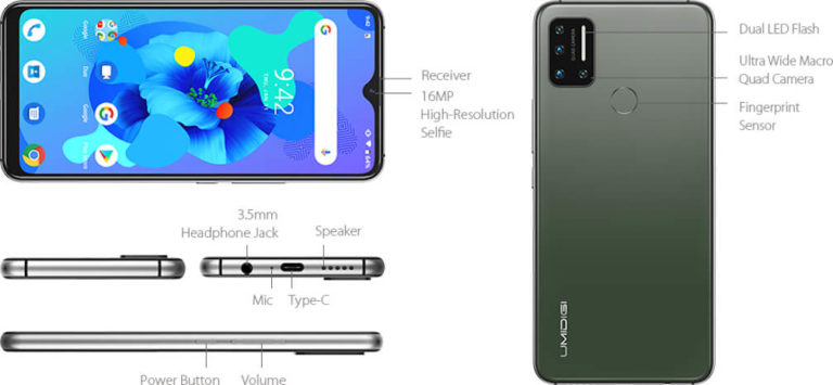 UMIDIGI A7 発表、6.49型・MediaTek Helio P20・4眼カメラ搭載のスマートフォン | phablet.jp (ファブレット.jp)