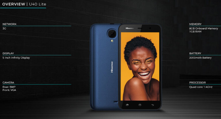 Hisense U40 Lite、5インチディスプレイのAndroid GO Editionスマートフォン | phablet.jp (ファブ ...