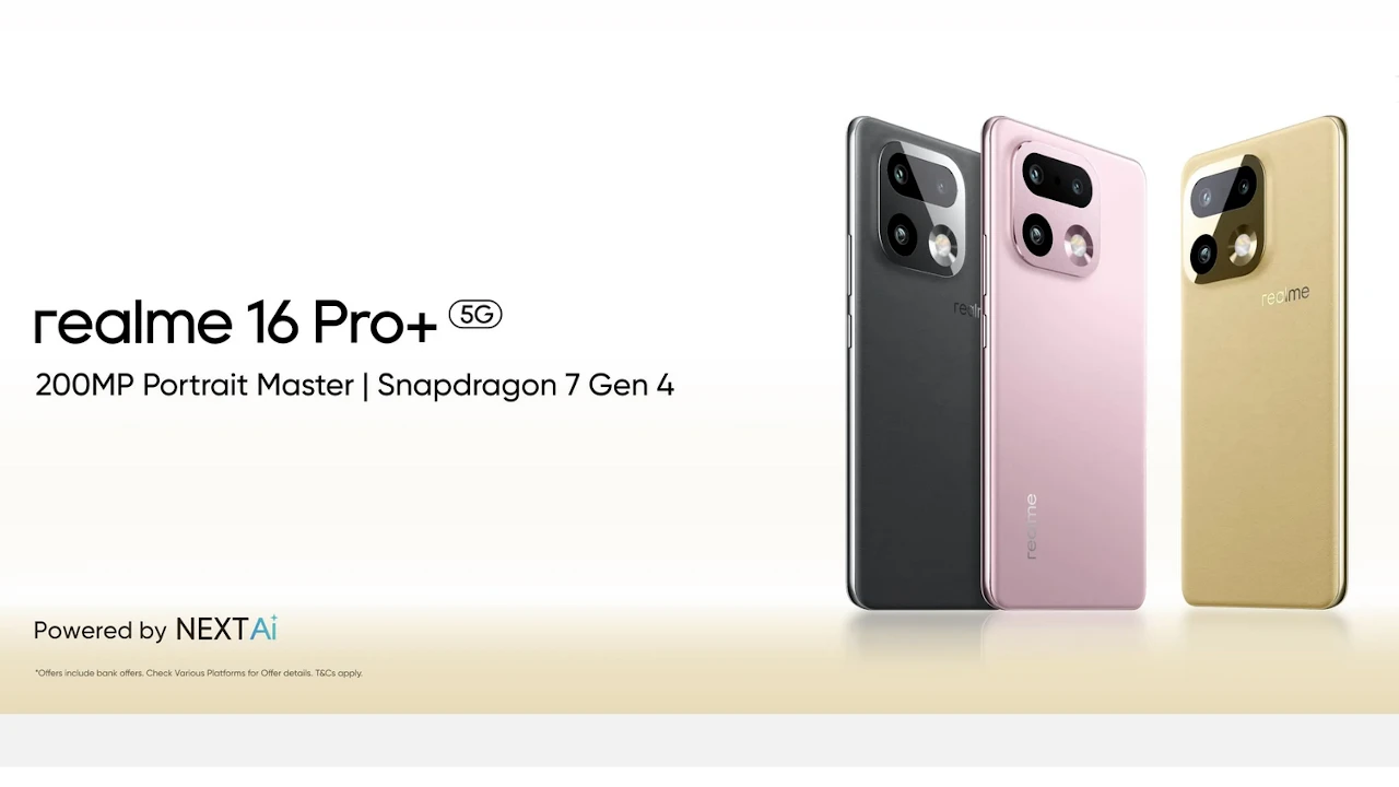 realme 16 Pro+ 5G 発表、2億画素カメラ搭載のミッドレンジスマートフォン | phablet.jp (ファブレット.jp)